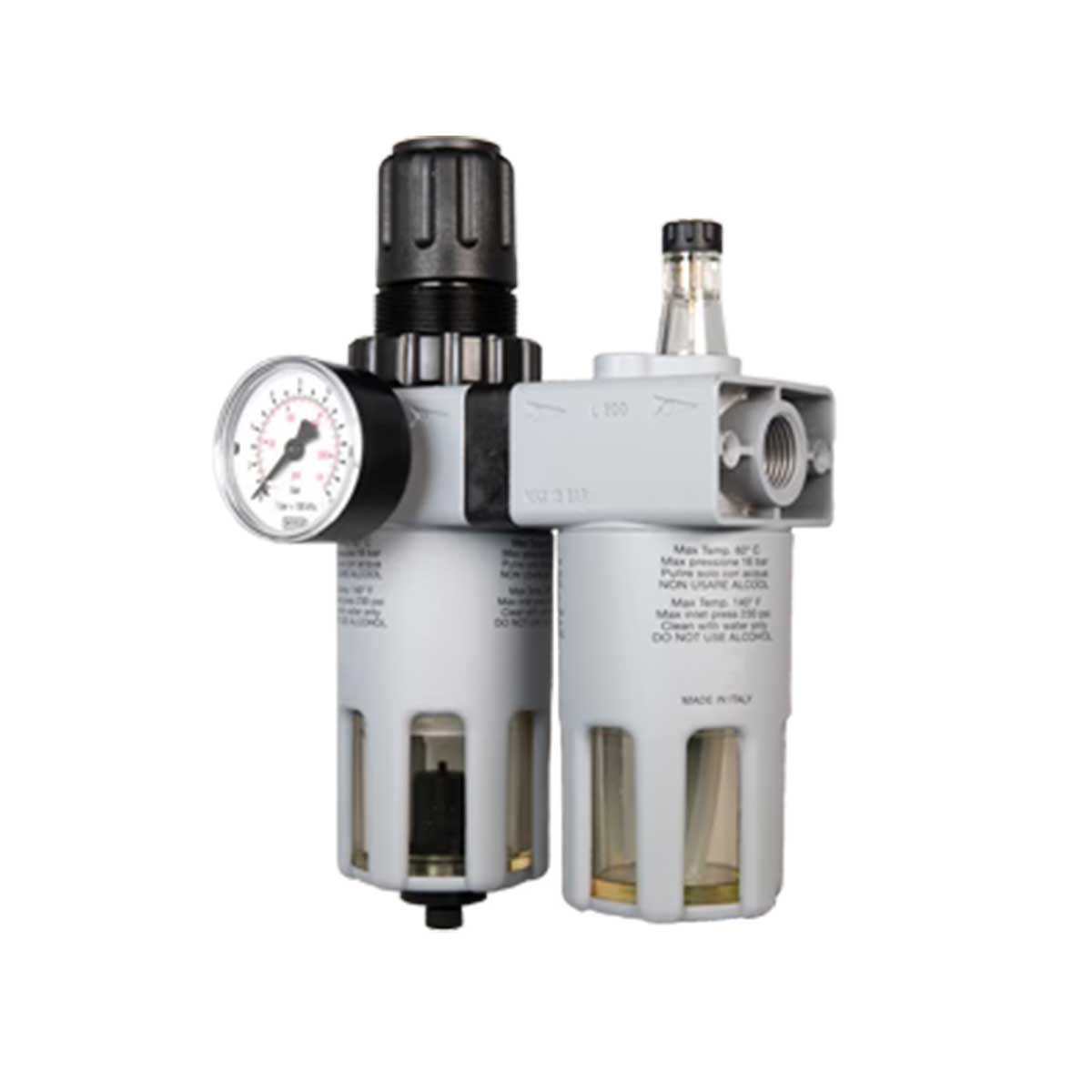 Unipipe Compact Filter Regulator Lubricator - Air Piping Systems